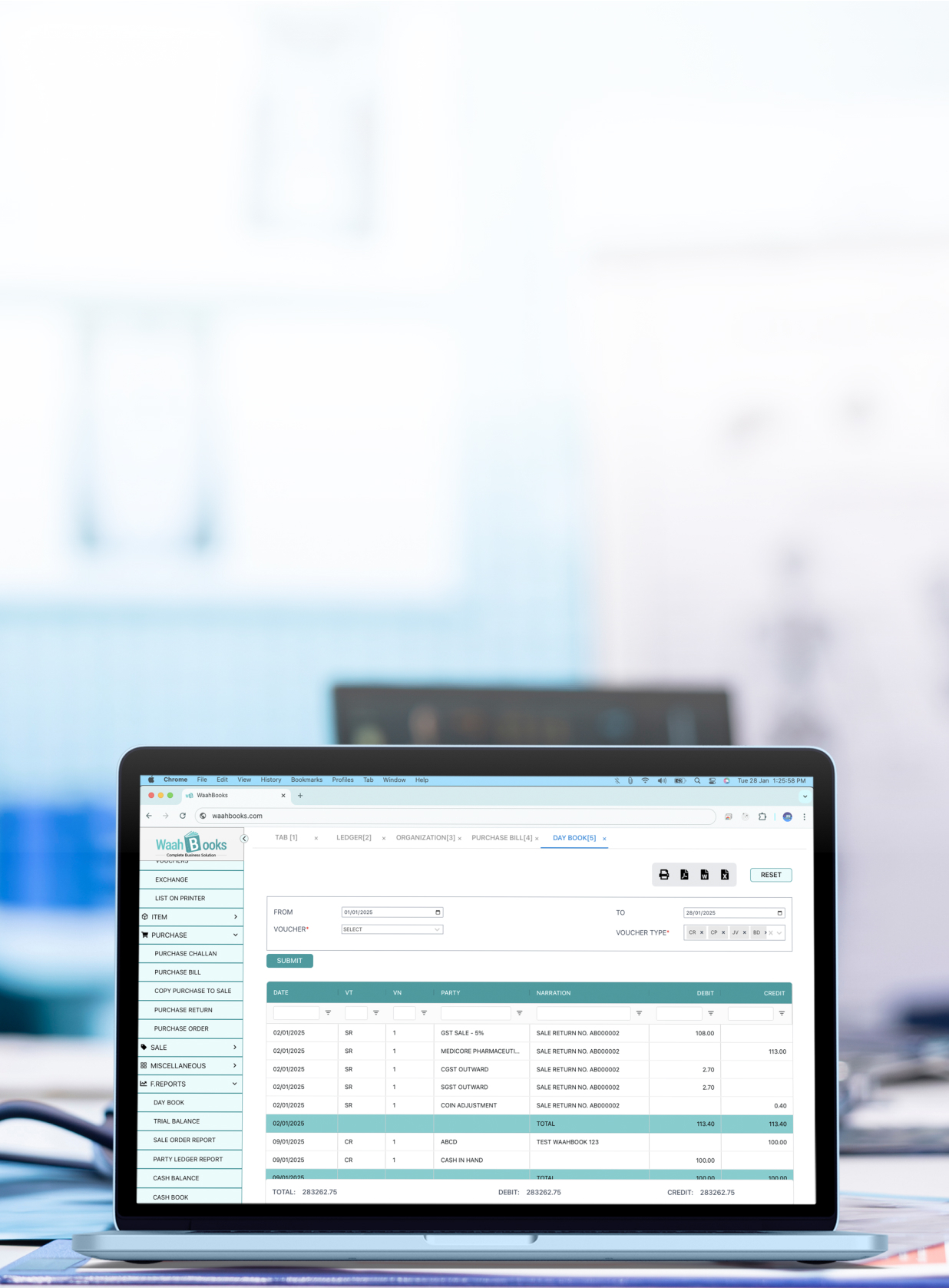 WaahBooks - Cloud GST Billing & Accounting Software for Indian Businesses